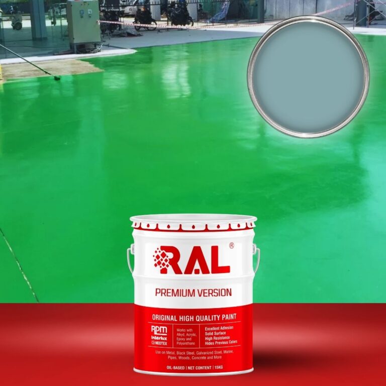 Sơn sàn công nghiệp Acrylic 2IN1 (Lót + phủ) RAL RAFLOOR 2IN1 6034 ...